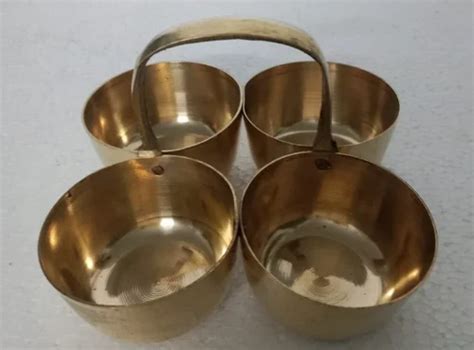 Brass Pooja Chokra At Rs 125 Piece Brass Pooja Items In Moradabad