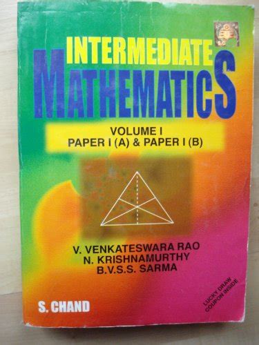 Intermediate Mathematics Volume 1 Paper 1 A And Paper 1 B N
