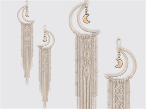 Second Life Marketplace Dahlia Occult Half Moon Macrame Cream