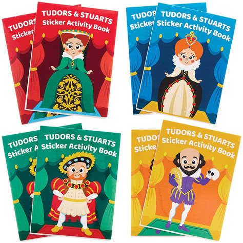 Tudors And Stuarts Sticker Activity Books Baker Ross