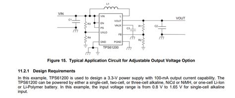 TPS TPS X Constant Output Current Calculation Power