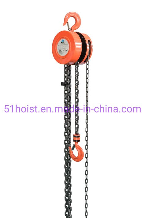 High Quality 1 Ton Chain Pulley Block Chain Block China 1 Ton Chain