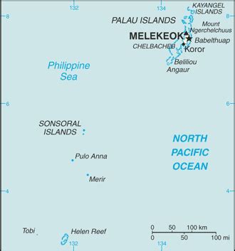 Maps Of Palau Worldometer