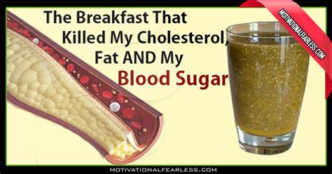 Remove Cholesterol On Breakfast For Blood Glucose And Weight