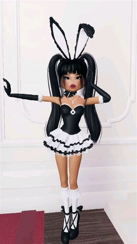 Dres To Impress Outfit Theme Blackbunny In 2024 Kleding