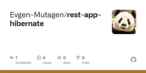 Github Evgen Mutagen Rest App Hibernate