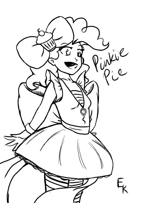 Magical Girl Pinkie Pie~ Lineart By Adazedrainbow On Deviantart