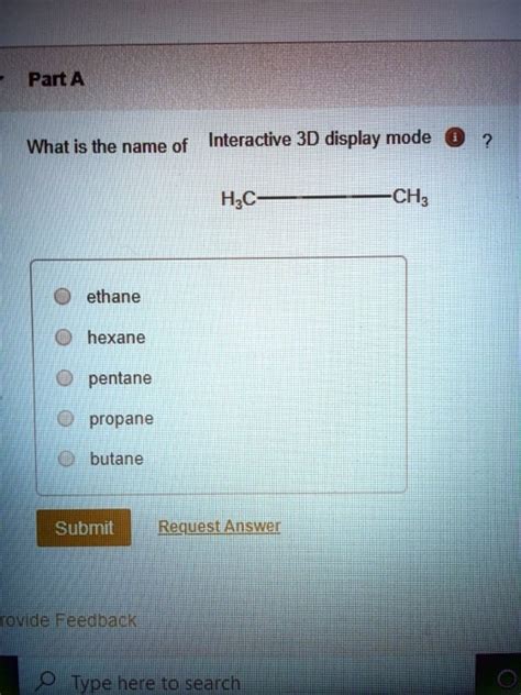 solved part a what is the name of interactive 3d display mode h c ch