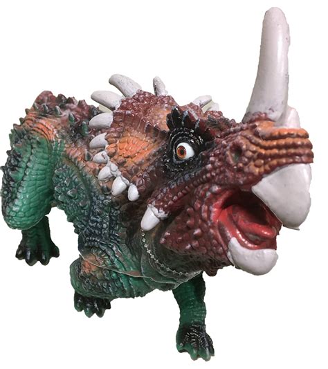 Styracosaurus 17 Vinyl Dinosaur Figurine With Sound Effects Texas