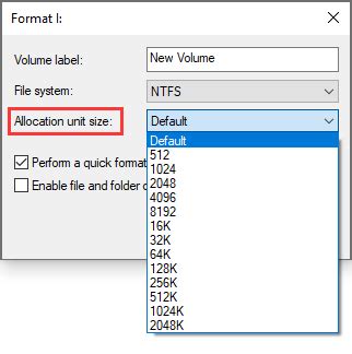 What Is The Best Allocation Unit Size For Exfat How To Reset It