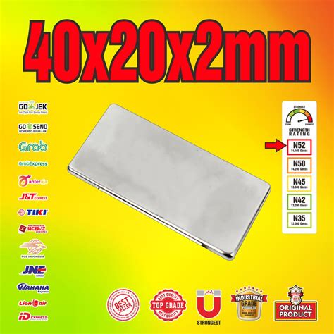 Jual MAGNET NEODYMIUM SUPER STRONG PERSEGI X X Mm X X Mm Shopee Indonesia