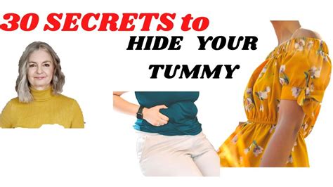 How To Hide A Belly Over 50 ~ Clothes To Hide Your Tummy Belly