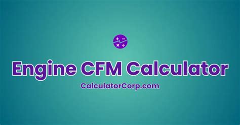 Engine Cfm Calculator Estimate Required Carburetor Or Throttle Body Size