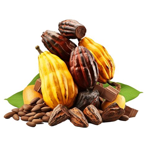 AI Generated Cocoa Png Isolated On Transparent Background PNG