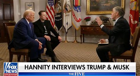 Trump, Musk accuse media, pundits of ‘trying to drive us apart’ in preview of Sean Hannity interview