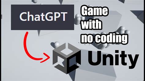 create a unity game using chatgpt youtube
