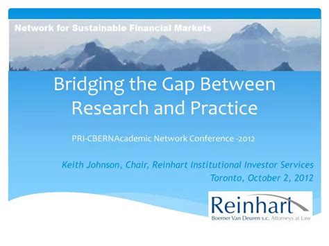 Ppt Bridging The Gap Between Research And Practice Powerpoint
