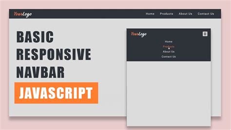 How To Create Simple And Responsive Navbar Using Javascript 9 Minutes