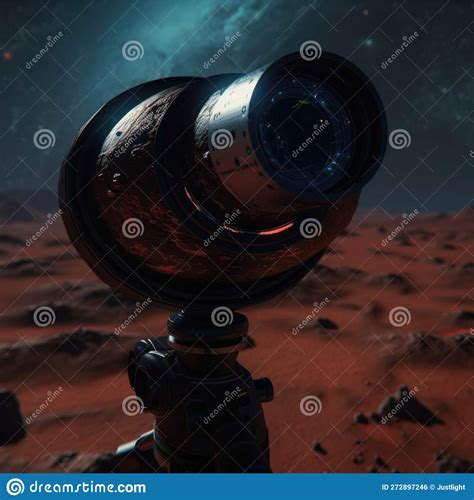 an ai algorithm surveying the surface of a distant planet through a