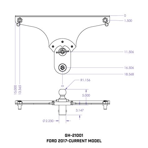 Goosepuck 5 Offset Ball Puck System Gen Y Hitch