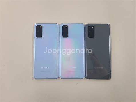 갤럭시s20 128g 무찍힘 무기스 무잔상 상태굿 삼성 중고나라