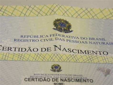 Certidão De Nascimento Agência Brasil