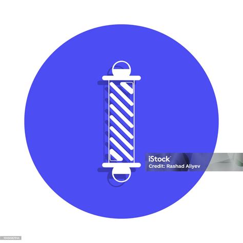 배지 스타일에서 머리 이발소 극 아이콘입니다 이 발사 컬렉션 아이콘 중 Ui Ux에 대 한 사용할 수 있습니다 그림자에 대한 스톡 벡터 아트 및 기타 이미지 Istock