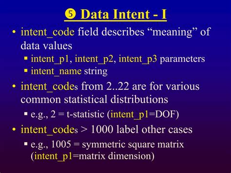 Ppt Nifti 1 File Format Summary And Rationale Powerpoint Presentation