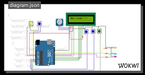 Maquina De Lavar Em C Tempo Wokwi ESP32 STM32 Arduino Simulator