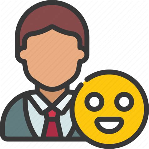 Happy Business User Person Smiley Icon Download On Iconfinder