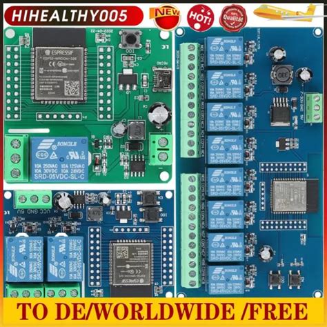 Esp32 Esp32 Wroom Entwicklungsboard 128 Kanal Esp32 Wifi Bt Ble Relaismodul Eur 1022