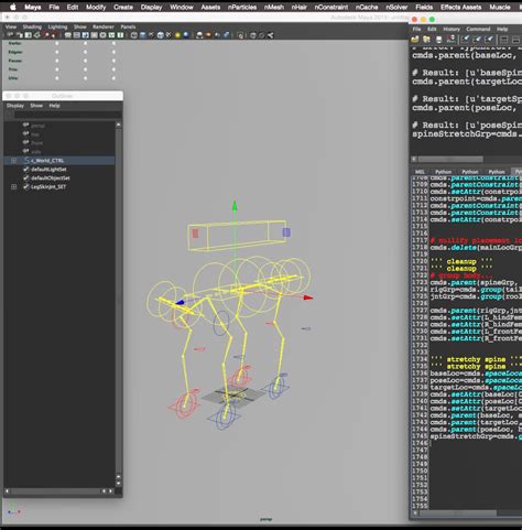 wingfox maya python quadruped autorig tutorial yiihuu cc