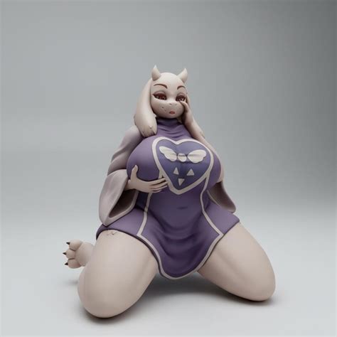 Toriel Undertale Figure 3d Printed Handmade Statue Collectible