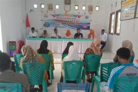 Pemdes Onemay Pulau Taliabu Gelar Rembuk Stunting Sekaligus Penyerahan Alat Alat Antropometri Ke