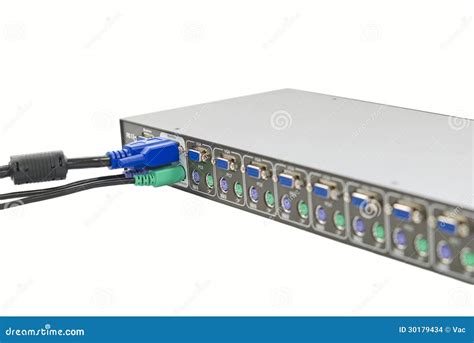KVM Switch Stock Photo Image Of Keyboard Board Metal