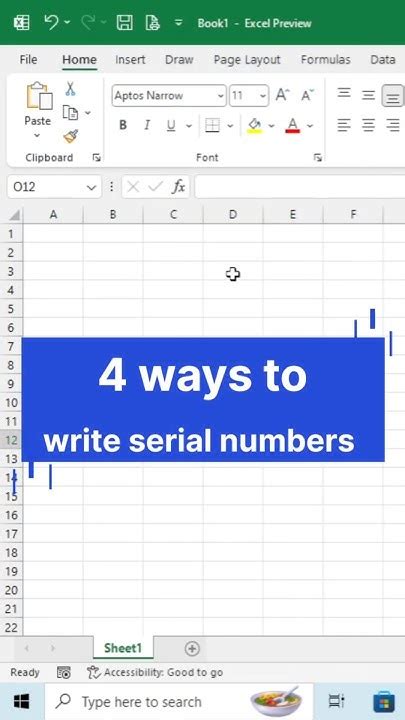 4 ways to write serial numbers in microsoft excel excelhacks