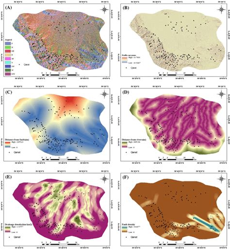 The Map Of Factors Used In The MaxEnt Model A Aspect B Profile Download Scientific Diagram