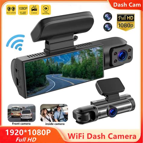 Cámara de salpicadero con WiFi para coche videocámara de 3 16 pulgadas