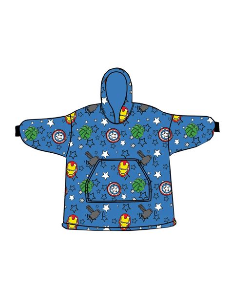 Bata Manta Niño Azul Avengers