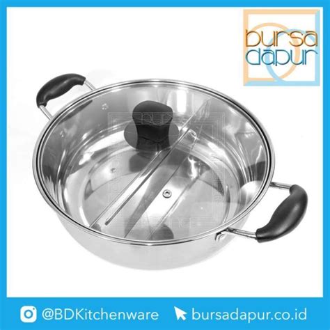Promo Hm Stainless Steel Panci Sukiyaki 30 Cm Shabu Shabu Diskon 7 Di Seller DMC BINTARO
