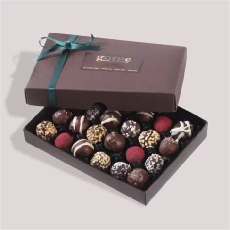 Brown Truffle Box Shop Rigid Boxes