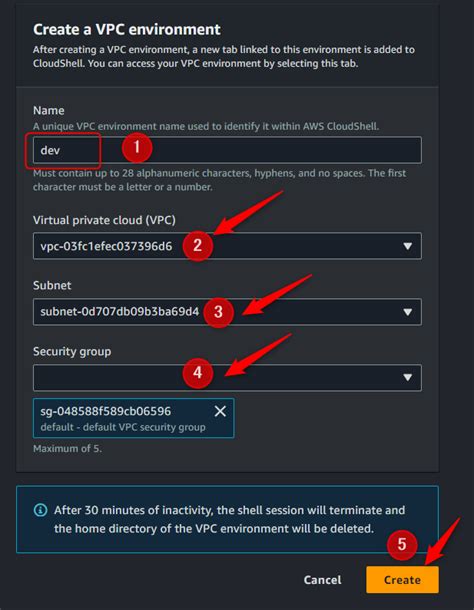 アップデート CloudShell を任意の VPC 上で起動できる CloudShell VPC environment が提供されまし