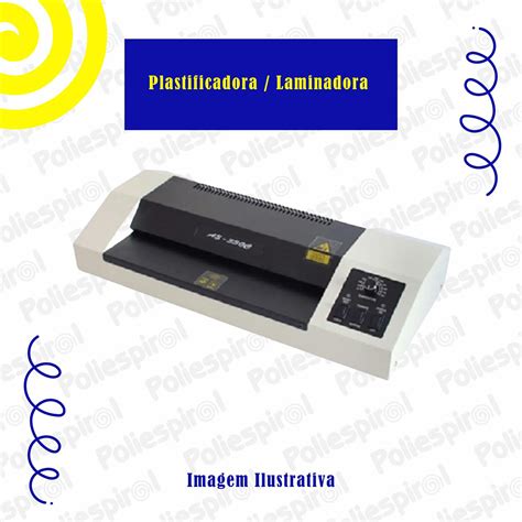 Plastificadora Laminadora A3 Poliespiral Produtos Suprimentos P Gráficas Encadernadoras