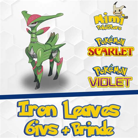 Iron Leaves 6ivs Pokémon Scarlet Violet Outros Dfg