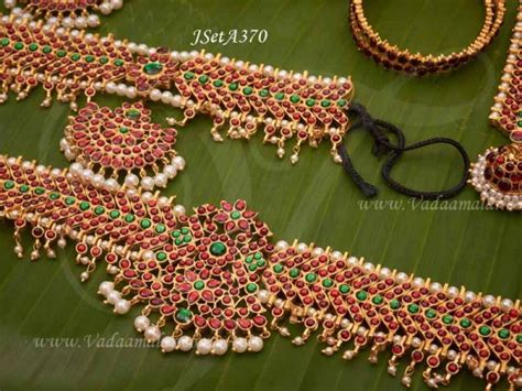 Temple Jewellery Bharatanatyam Kuchipudi Kemp Jewellery Set Buy Online
