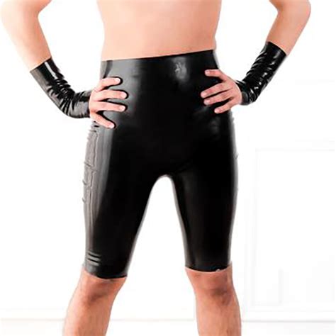 Sex Girls Latex Catsuit Metal Zipper Long Tube Latex Pants Women Sexy