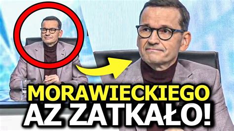 MORAWIECKI ZANIEMÓWIŁ GDY USŁYSZAŁ TO PYTANIE ZESPÓŁ PRACY DLA POLSKI