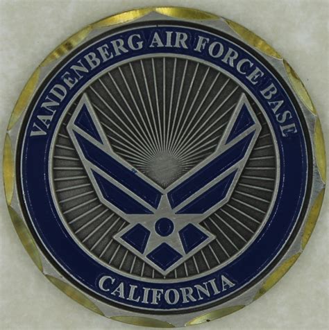 Space Command Vandenberg Afb Ca Air Force Challenge Coin Rolyat