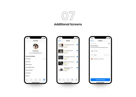 Ui Screens For Learnify Behance