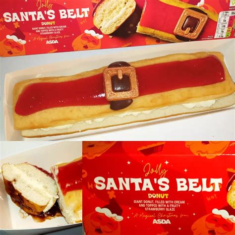 Supersupergirls Food Reviews Asda Santas Belt Donut